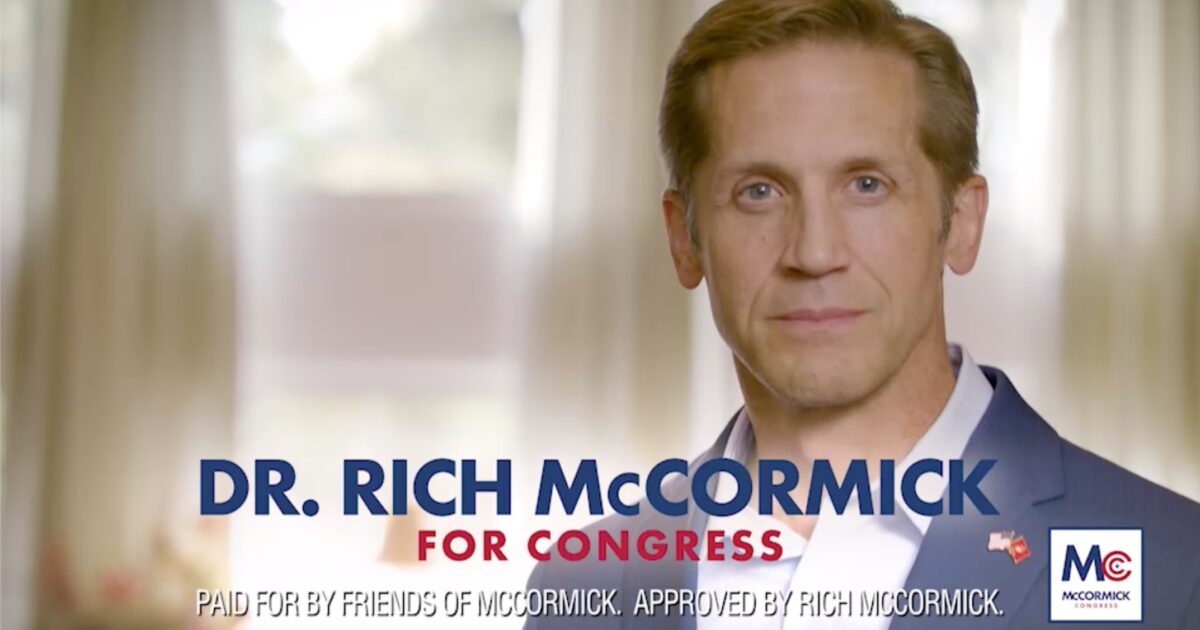 Dr. Rich McCormick To Launch First Television Ad, Vows to Stop Pelosi ...