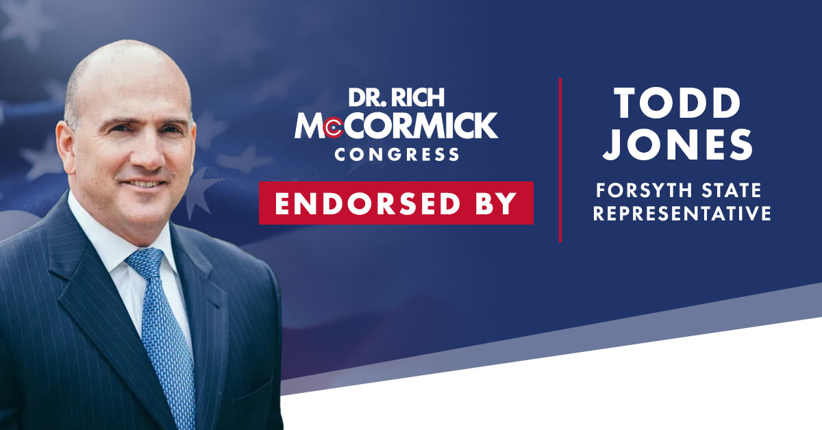 Business Executive and Conservative Lawmaker Rep. Todd Jones Backs Dr ...